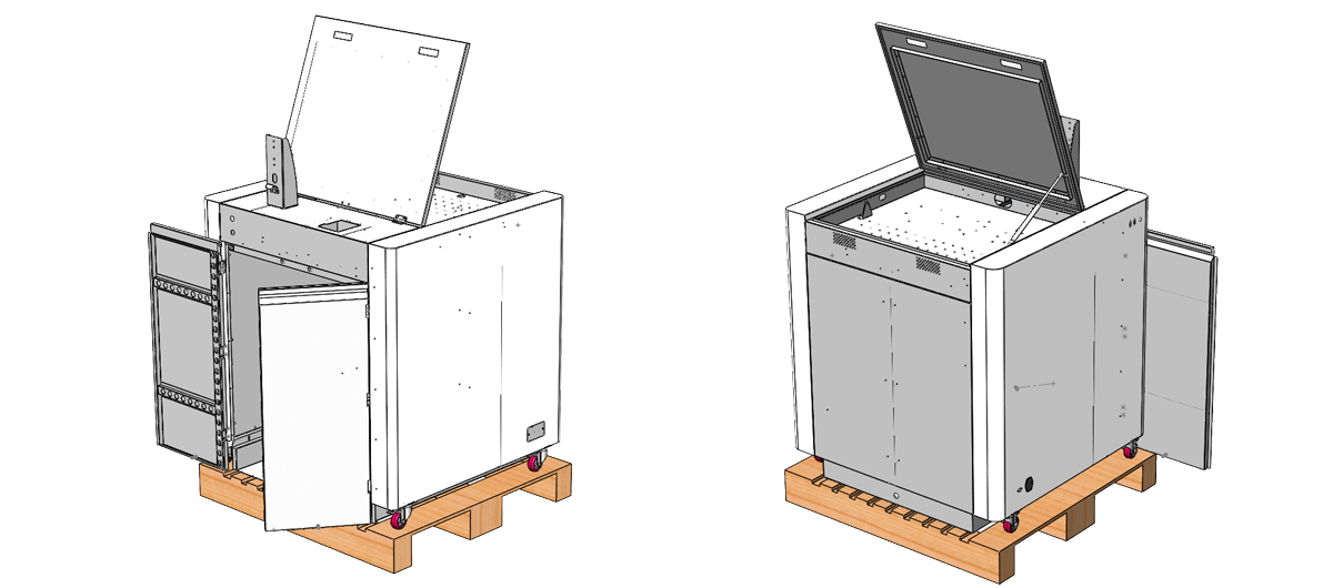 Sheet Metal RFID Cabin Engineering and Custom Fabrication